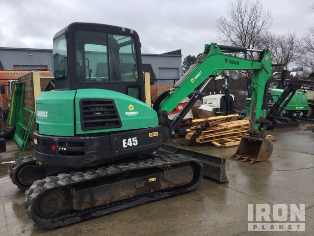 2014 Bobcat E45 Mini Excavator in Hilliard, Ohio, United States ...