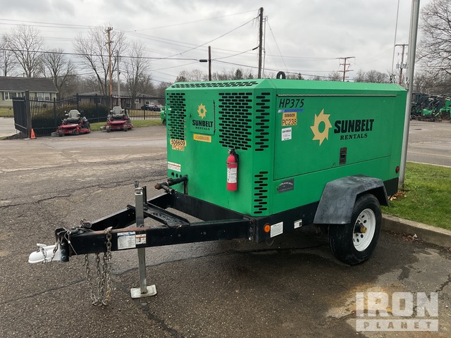 2013 Doosan HP375WCU-FX-T3 375 cfm Mobile Air Compressor in Heath, Ohio ...