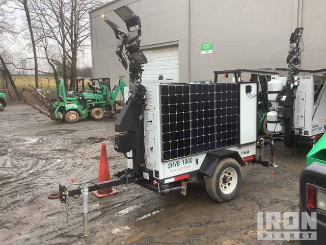 2015 Progress Solar Solutions SHYB1000 Solar Light Tower in New Castle ...