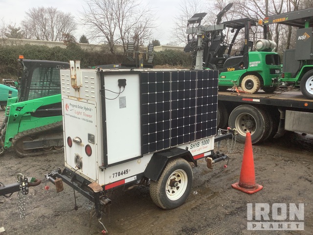2015 Progress Solar Solutions SHYB1000 Solar Light Tower in New Castle ...