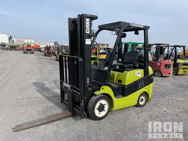 2014 (unverified) Clark C25CL 4500 lb Cushion Tire Forklift