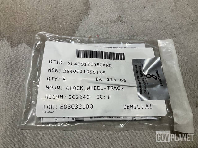 Surplus (15) Wheel Chocks & (3) Replacement Casters in Chambersburg ...