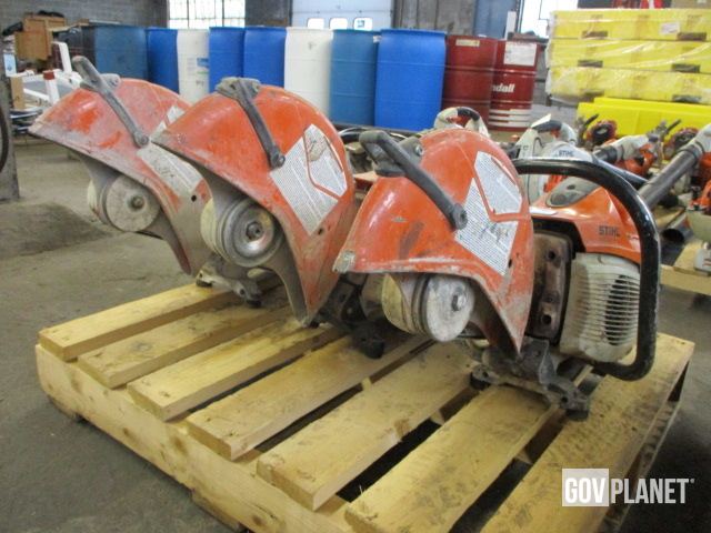 Three Stihl Cut Off SAWS. 14 inch TS420 14 inch Cut-Off Saw in ...