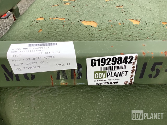 Surplus All-Ban 845008A000 Sixcon Portable Water Tank in Butner, North ...