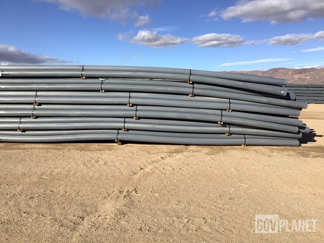 Surplus (195) Dura-Line 5" IPS Schedule 80 HDPE Conduit Pipe in Yermo ...