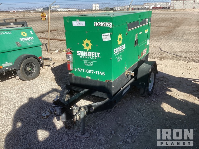 2017 Multiquip DCA-25SSIU4F 25 kVA Mobile Generator Set in Midland ...