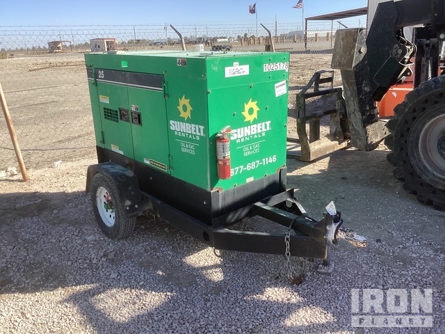 2017 Multiquip DCA-25SSIU4F 25 kVA Mobile Generator Set in Midland ...