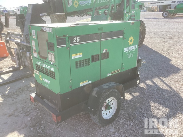 2017 Multiquip DCA-25SSIU4F 25 kVA Mobile Generator Set in Midland ...