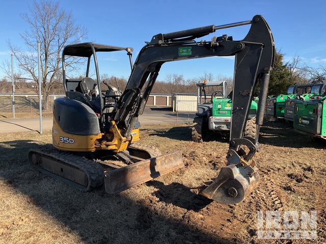 2012 John Deere 35D Mini Excavator in Warrenton, Virginia, United ...