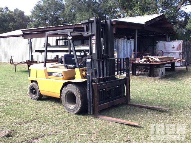 1996 Cat DP50 11000 lb Pneumatic Tire Forklift in Pensacola, Florida ...