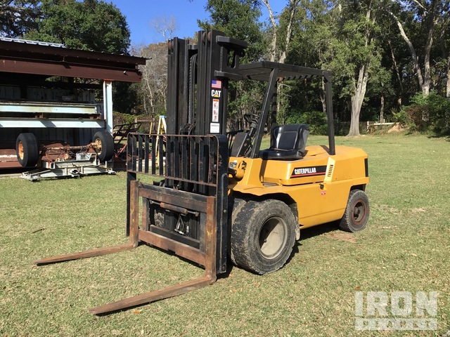 1996 Cat DP50 11000 lb Pneumatic Tire Forklift in Pensacola, Florida ...