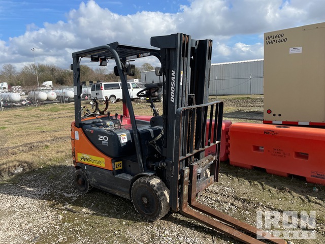 2017 (unverified) Doosan GC20E-5 Pneumatic Tire Forklift in Beaumont ...