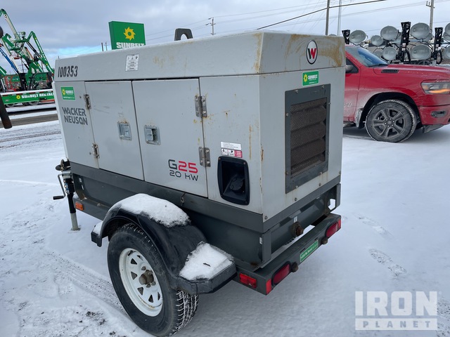 2014 Wacker G-25 30 kVA Mobile Generator Set in NEPEAN, Ontario, Canada ...