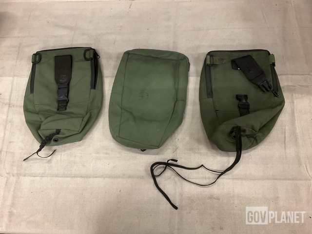 Surplus (40) Electronic Equipment Cases, (300) Hand Grenade Pouches ...