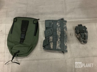 Surplus (40) Electronic Equipment Cases, (300) Hand Grenade Pouches ...