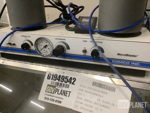 Surplus Comco MicroBlaster MB1002-1 Abrasive Blasting System in Wasilla ...