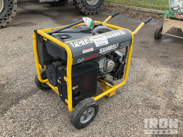 2016 Wacker Neuson GP5600A 5.6 kW Portable Generator Set in West ...
