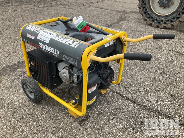 2016 Wacker Neuson GP5600A 5.6 kW Portable Generator Set in West ...