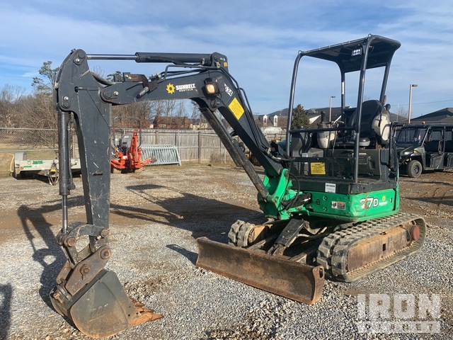 2014 John Deere 27D Mini Excavator in Roanoke, Virginia, United States ...