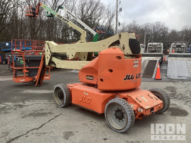 2008 JLG E450AJ Electric Articulating Boom Lift in ATTLEBORO FALLS ...