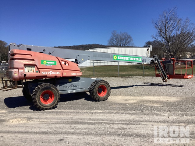 2013 Skyjack SJ66T 4WD Diesel Telescopic Boom Lift in ANNISTON, Alabama ...