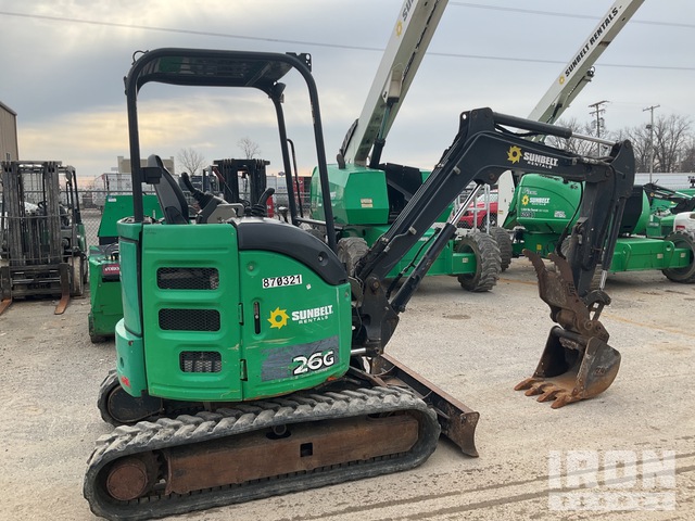 2016 John Deere 26G Mini Excavator in Clarksville, Indiana, United ...