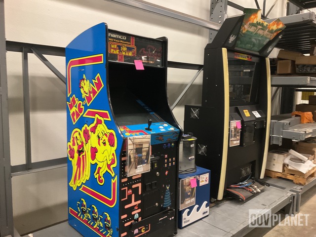 Surplus Ms. Pacman/Galaga Arcade Game & Allied Tank Attack Arcade Game ...
