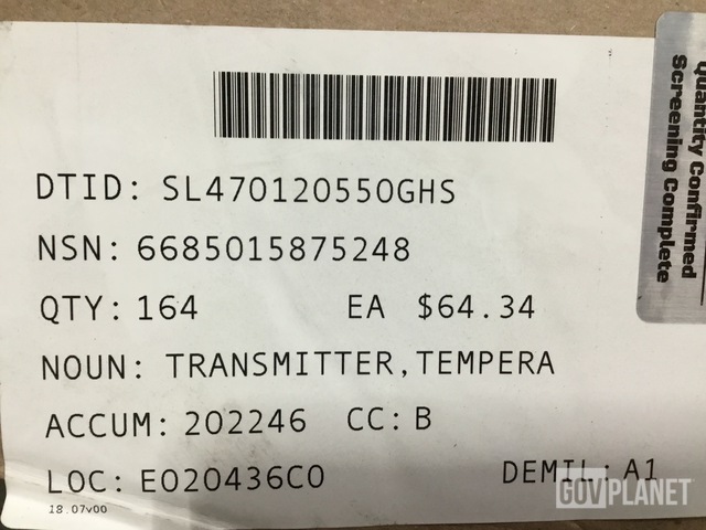Surplus (164) NGH Retail 2212-21205 Electrical Resistance Temperature ... Surplus (164) NGH Retail 2212-21205 Electrical Resistance Temperature ...
