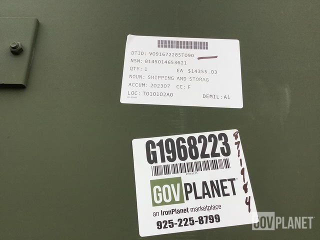 Surplus AAR Mobility Systems ISU 90 Storage Container in Butner, North ...