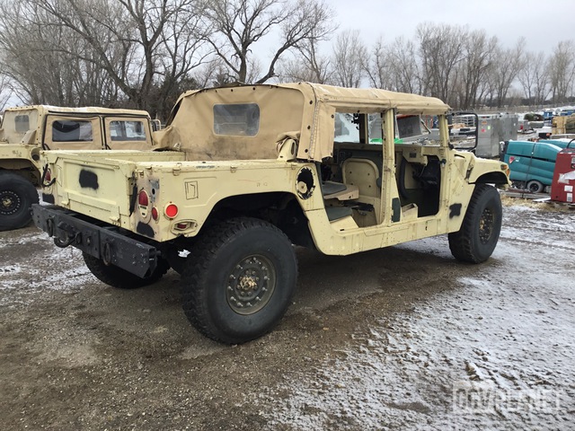 Surplus AM General M1097R1 HMMWV 4 Door Soft Top w/Truck Body in ...