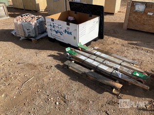 Surplus (11) Plastic Water Cans, (3) Wheeled Pry Bars & Assorted Items ...