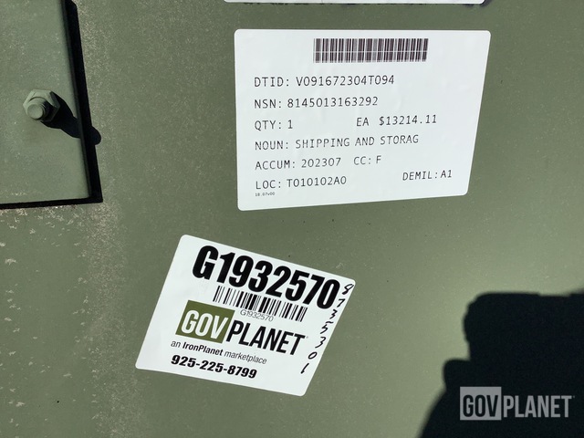 Surplus AAR Mobility Systems ISU 60.5 Storage Container in Butner ...