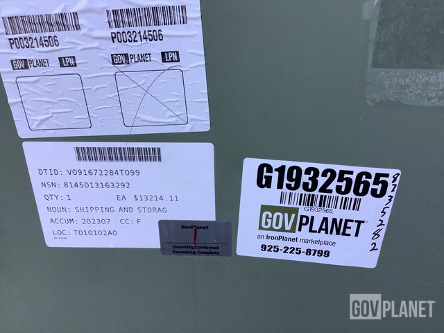 Surplus AAR Mobility Systems ISU 60.5 Storage Container in Butner ...