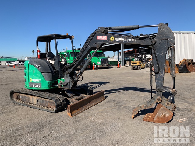 2015 John Deere 50G Mini Excavator in Long Beach, California, United ...