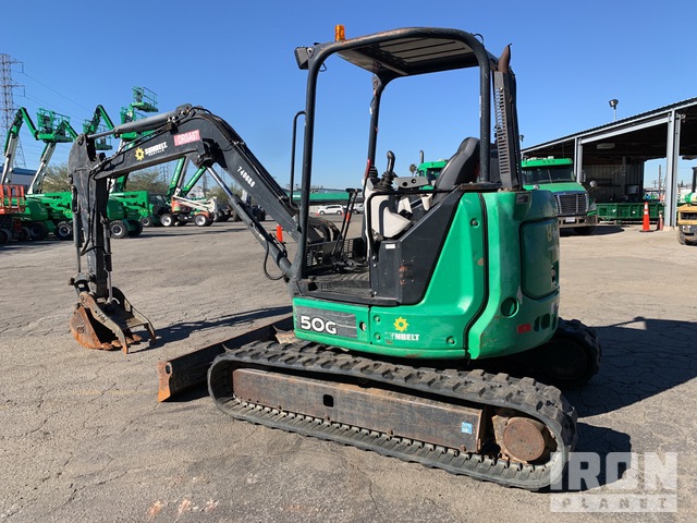 2015 John Deere 50G Mini Excavator in Long Beach, California, United ...
