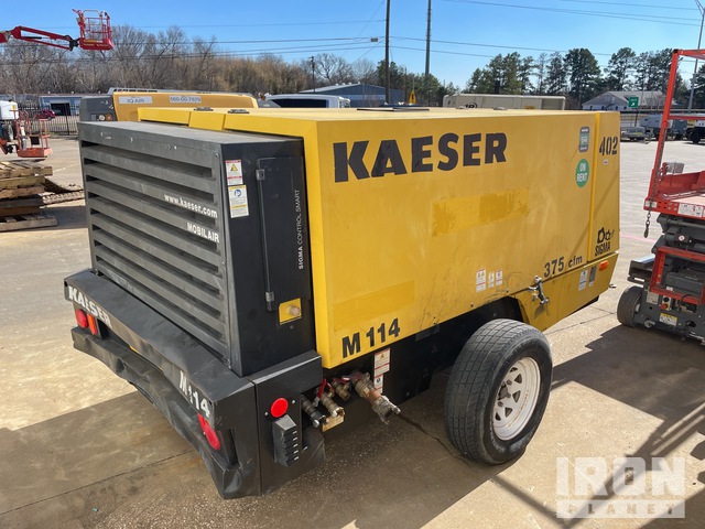 2015 Kaeser M114 375 cfm Mobile Air Compressor in Longview, Texas ...