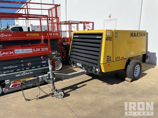 2015 Kaeser M114 375 cfm Mobile Air Compressor in Longview, Texas ...