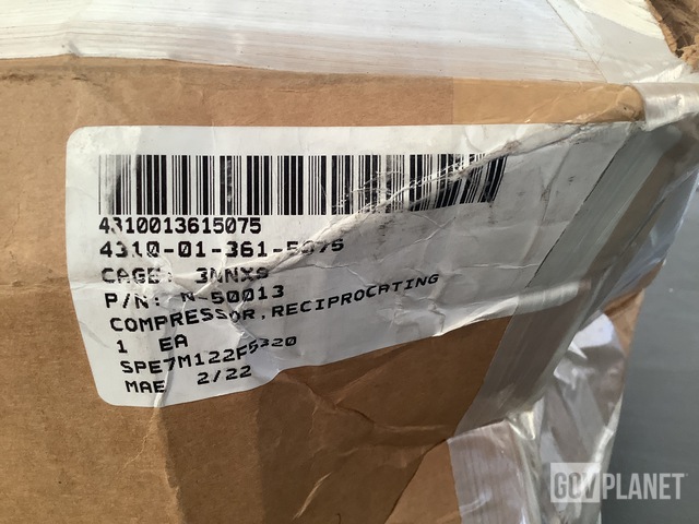 Surplus (3) Tubeaxial Fans, (1) Reciprocating Compressor & (1 ...