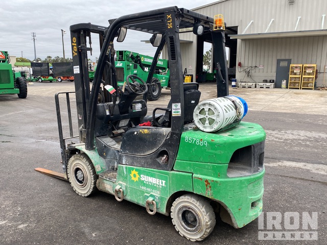 2016 Yale GTP050LXNDAE087 4750 lb Pneumatic Tire Forklift in Fort Myers ...
