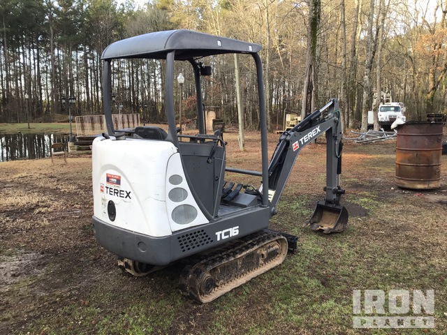 2014 Terex TC16 Mini Excavator in Donaldson, Arkansas, United States ...