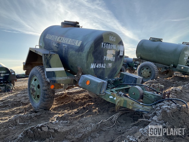 Surplus 1992 Turtle Mountain M149A2 Water Tank Trailer in Doyle ...