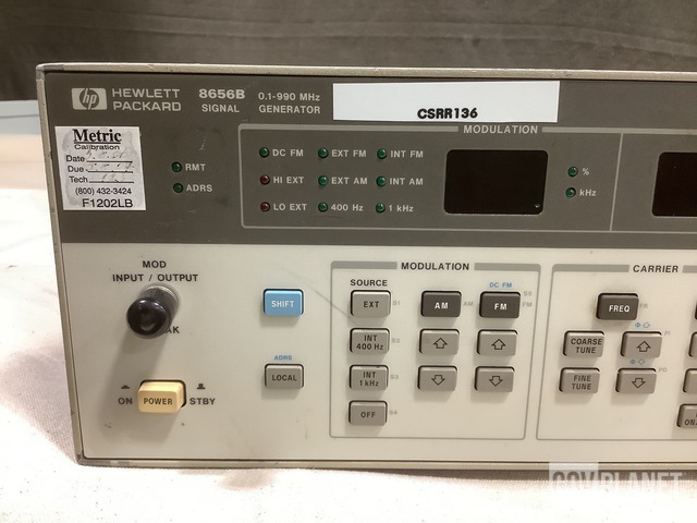 Surplus HP 8656B Signal Generator in Chambersburg, Pennsylvania, United ...