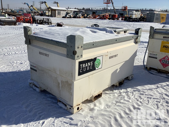Western Trans Cube 3000 L Skid Mounted Steel Fuel Tank in Fort McMurray ...