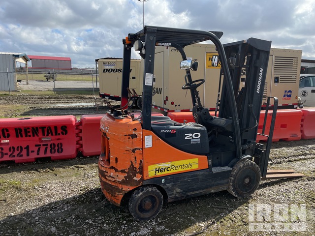 2017 (unverified) Doosan GC20E-5 3650 lb Cushion Tire Forklift in ...