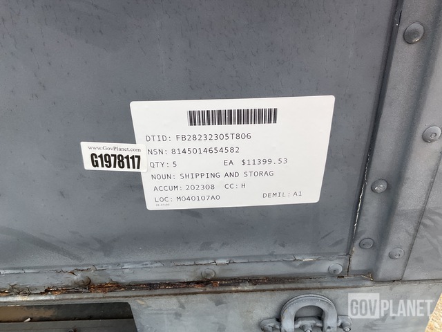 Surplus AAR Mobility Systems ISU 60 Storage Container in Saraland ...