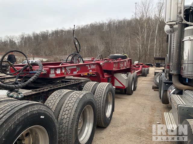 1990 Talbert TJ-275/80R24.5 2X2X2 Beam Removable Gooseneck 65 Ton ...