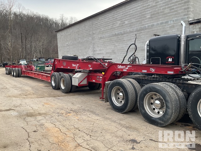1990 Talbert TJ-275/80R24.5 2X2X2 Beam Removable Gooseneck 65 Ton ...