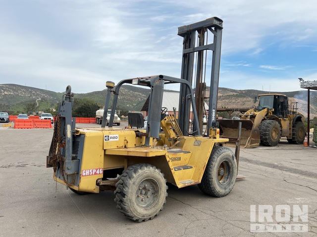 1985 Cat R80 8000 lb Diesel Pneumatic Tire Forklift in Lakeside ...