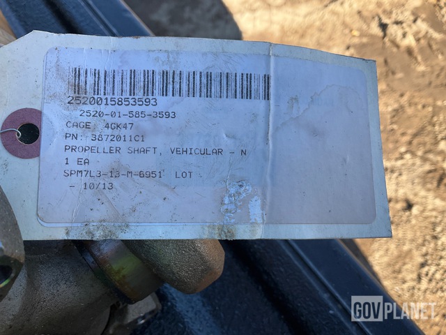 Surplus (2) Navistar Defense 3872011C1 Vehicular Propeller Shafts in ...