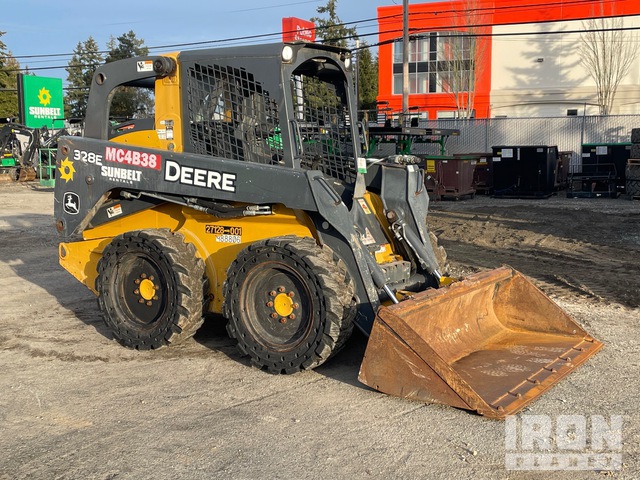 2016 John Deere 328E Skid Steer Loader in Lynnwood, Washington, United ...